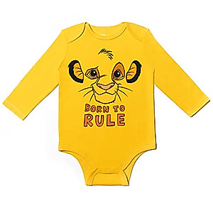 Disney Lion King Infant Baby Boys 5 Pack Bodysuits 3-6 Months