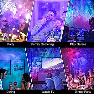 V JULES.V Star Projector, Galaxy Projector for Bedroom, Smart APP & Voice Control Galaxy lamp, Compatible with Alexa & Google Home, for Kids Adults Bedroom,Room Decor,Game Room,Party