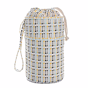 LUKEO Yarn Bag Knitting Bags Crochet Storage DIY Portable Women Crochet Hooks Balls Embroidery