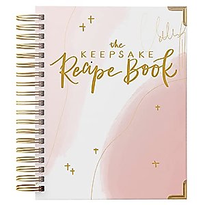 Paper Peony Press The Keepsake Recipe Book: A Blank Recipe Notebook To Write In Your Own Recipes & Create Your Own Cookbook Journal (Spiral-Bound Premium Hardcover Edition)