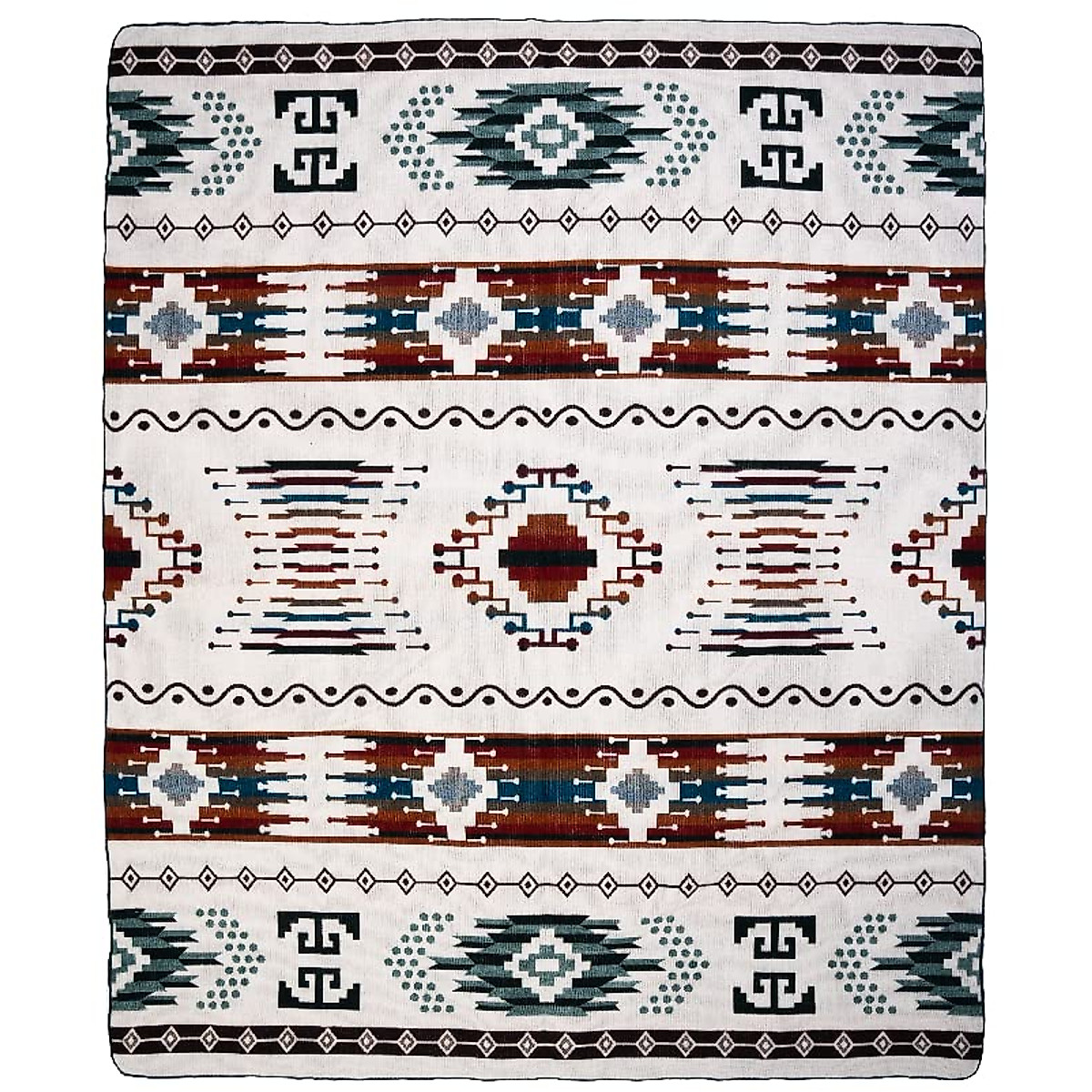 QISU Wool Blanket Throw | Large, Beautiful, Warm, Variegated, Handmade in Ecuador by Local Artisans | 94″ x 78″ | Ultra-Soft, Hypoallergenic, Breathable | Non-Itchy or Scratchy Fabric(Collard Trogon)