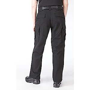 5.11 Tactical Women's TDU Pants, Regular Fit, Cargo Pockets, Style 64359, Dark Navy, 10 Regular