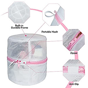 3 Pack Bra Laundry Bag for Washing Machine,4 Pack Mesh Laundry Bags for Delicates