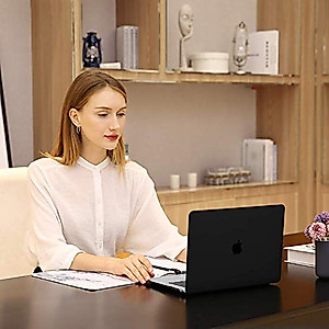 MOSISO Compatible with MacBook Pro 16 inch Case 2020 2019 Release A2141 with Touch Bar Touch ID, Ultra Slim Protective Plastic Hard Shell Case & Keyboard Cover Skin, Black