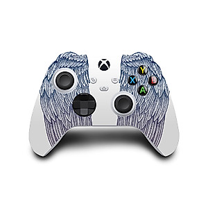 Head Case Designs Officially Licensed Rachel Caldwell Angel Wings Art Mix Vinyl Sticker Gaming Skin Decal Cover Compatible With Xbox Series X Console and Controller Bundle
