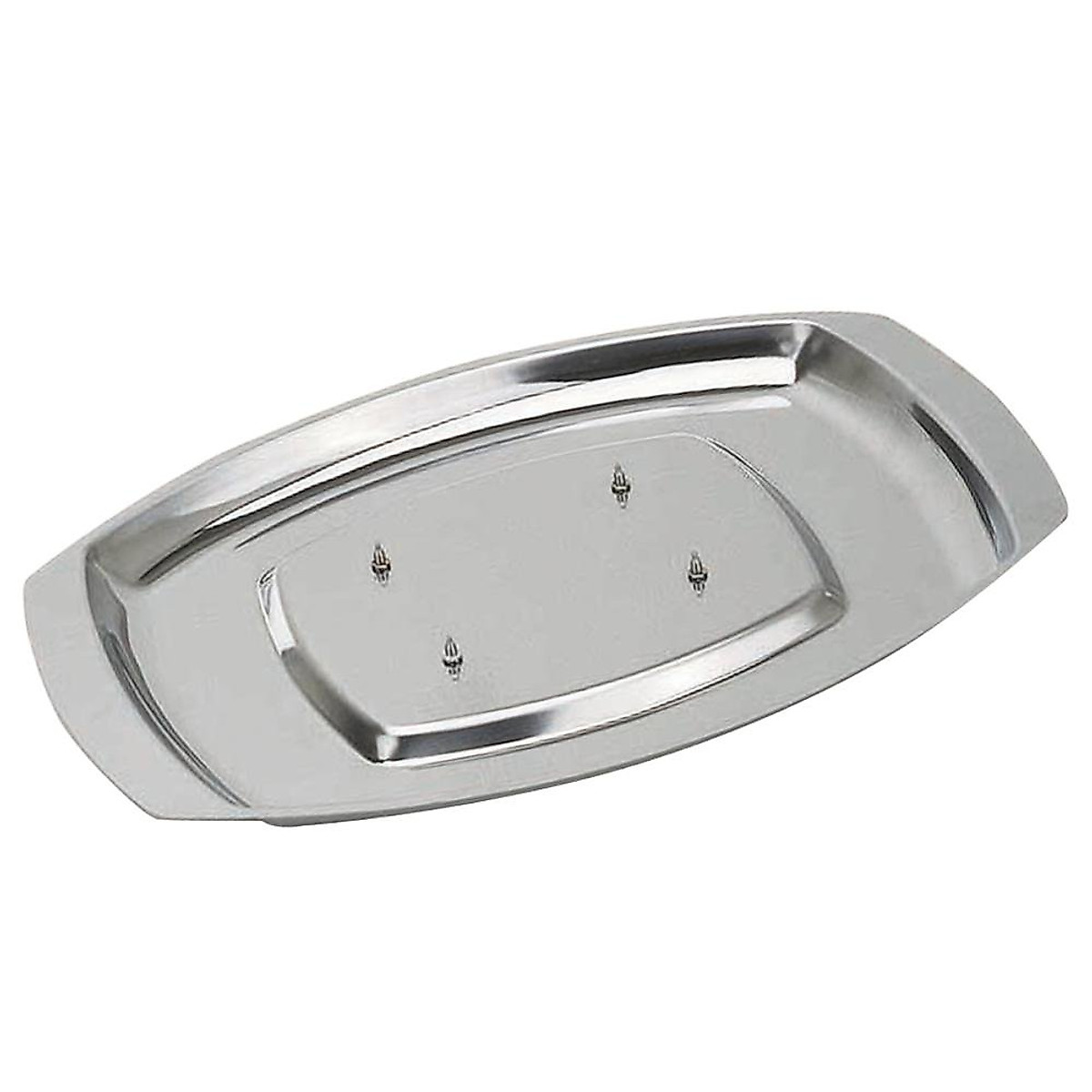 MasterClass Spiked Carving Tray, Stainless Steel, Silver, 38 x 26.5cm