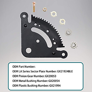 HQPASFY Steering Sector Pinion Gear Rebuild Kit Compatible with John Deere D Series Lawn Tractors Replaces# GX21924BLE, GX20053, GX20054, GX21994