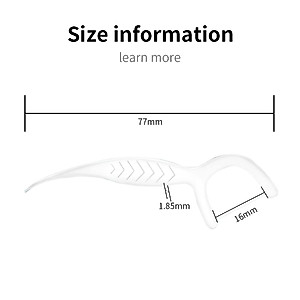 Individually Packaged Dental Floss,Floss Singles Bag,Dental Picks Disposable,Travel Dental Floss,Dental Floss, Floss Sticks,Easy to Carry Dental Flossers(100 Count)