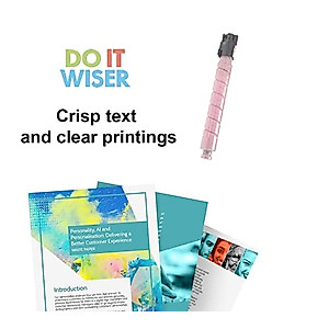 Do it Wiser Compatible Printer Toner Cartridge Replacement for Ricoh 841851 for use in Ricoh MP C6003 MP C4503 MP C5503 MP C6004 (1Pack - Magenta)