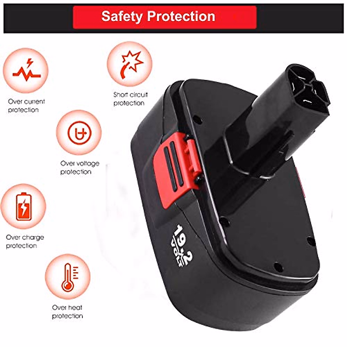 Ibanti [Upgraded to 4.5Ah] 2Pack 19.2v Replacement Battery for Craftsman 19.2 Volt Battery C3 DieHard 130279005 130279003 130279017 315.115410 315.113753 315.11485 1302350211323903 1323517 120235021