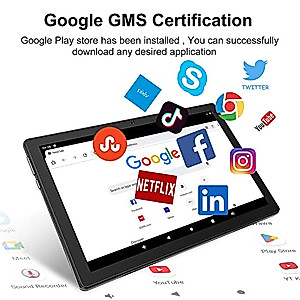 Xgody Android 11.0 Tablet 10 Inch pc 4GB RAM 64GB ROM 256GB Expand 6000 mAh Battery, Quad-Core Processor Tablet, HD IPS Screen, 2.0MP Front+8.0MP Rear Camera, Bluetooth, Wi-Fi, Google GMS Tablet