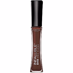 L’Oréal Paris Makeup Infallible 8 Hour Hydrating Lip Gloss, Truffle, 0.21 Fl Oz