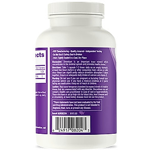 AOR, Strontium Support II, Mineral Support for Bone Health, Vegan, Non-GMO (120 Caps)