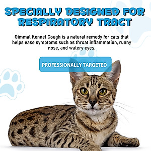 Kennel Cough for Cats, Kennel Cough Herbal Drops, Cats Cough Reliel Liquid Drop for Cats Allergy Relief, Soothes Cats Cough, Pet Health Supplies for Cat Cough Care, Chicken Flavor - 1 Pack / 2 Fl oz