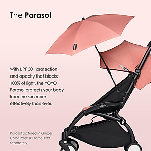 BABYZEN YOYO Parasol, Toffee - UPF 50+ Protection - Compatible with The 0+ Newborn Pack, Bassinet, Car Seat & 6+ Color Pack