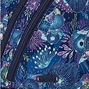 Sakroots Women's On The Go Sling Backpack in Nylon Eco Twill, Royal Blue Seascape 2