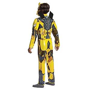 Disguise Bumblebee Muscle Costume for Kids, Official Transformers Rise of the Beasts Padded Costume and Mask, Size (10-12)