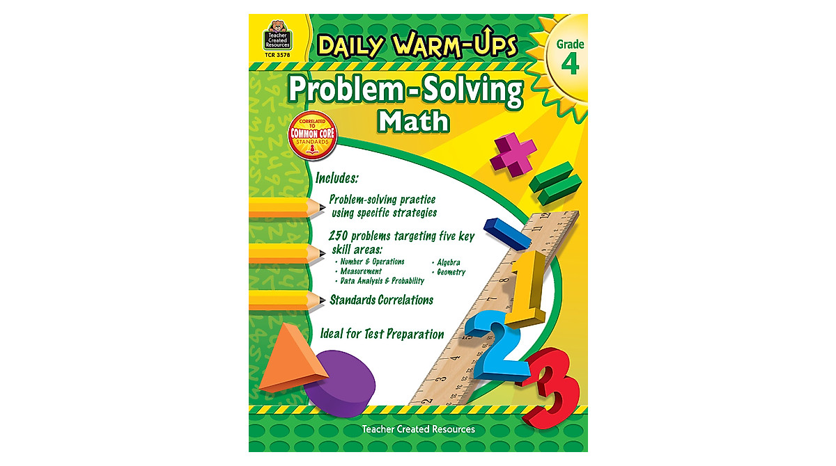 Daily Warm-Ups Grade 4 Math Problem Solving Exercises | Teacher Resources