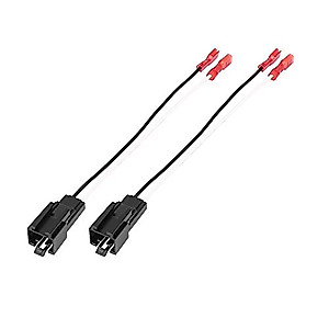 X AUTOHAUX 2pcs Car Speaker Connector Harness Wiring Adapter 72-6512 for Chrysler 300 2007-2016