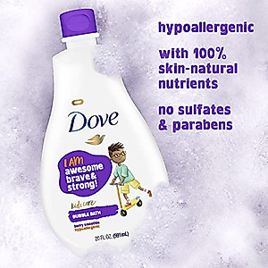 Dove Foaming Body Wash For Kids Berry Smoothie Hypoallergenic Skin Care 13.5 oz 4 Count