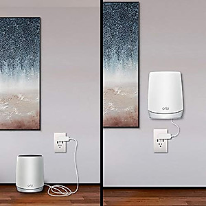 STANSTAR Metal Wall Mount for ORBI WiFi 6 System, Sturdy Wall Mount Holder for RBKE963/RBK752/RBK852/RBK853/AX4200/RBS850/RBR750/RBS750/RBKE963.(1Pack)