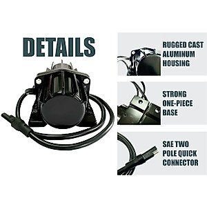 AmbitionMotor Salt & Sand Vibrator 200LBS 80W DC 12V for Buyers Karrier Cougar SnowEx Trynex Meyers Spreaders