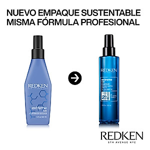 Redken Extreme CAT Anti-Damage Protein Reconstructing Treatment | For Distressed Hair | Strengthens Hair & Adds Shine | With Ceramide | 5 Fl Oz, 6.8 fl. oz