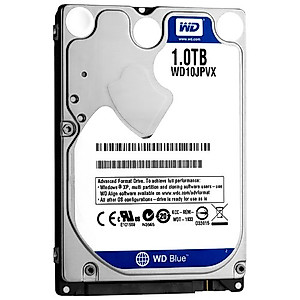 WD Blue 1TB Mobile Hard Disk Drive - 5400 RPM SATA 6 Gb/s 9.5 MM 2.5 Inch - WD10JPVX