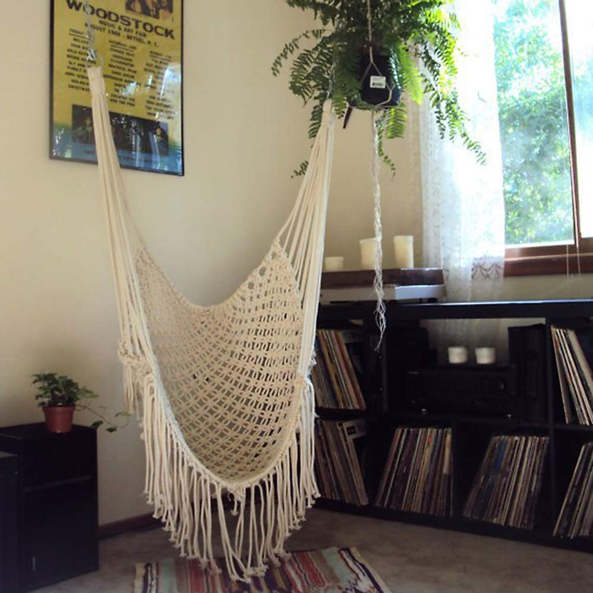 Macrame Cord 4mm x 240yd | 100% Natual Cotton Macrame Rope | 3 Strand Twisted Cotton Cord for Handmade Plant Hanger Wall Hanging Craft Making