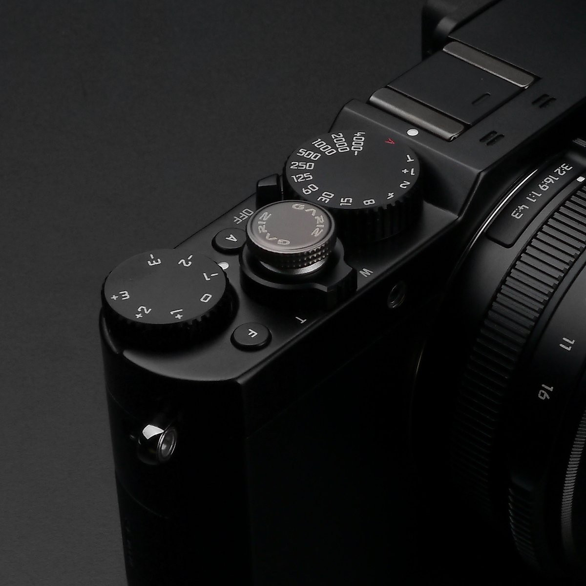 GARIZ Software Release Button (Paste Type) 12mm Gunmetal XA-SB7