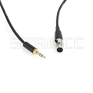 SZRMCC 3.5mm 1/8'' TRS to TA3F 3 Pin Mini-XLR Audio Cable for Sennheiser AKG Headphones Mic