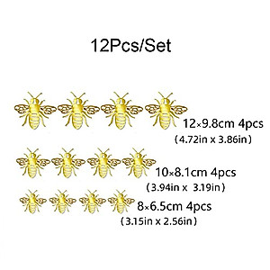 Daisy Wall Decal 12pcs 3D Stereo Hollow Wedding Festival Party Home Decoration Wall Sticker Peal Wall Stickers