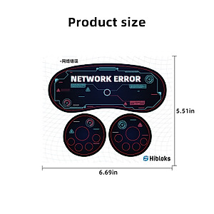 PVC Decal Stickers VR Headsets and Controllers Stickers Skin,Fashion Decal Skin Accessories for PICO 4 (1)