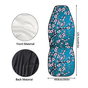 NDISTIN Plum Blossom Car Seat Covers Outdoor Travel Casual Car Seat Cushion Pad for Easy Install