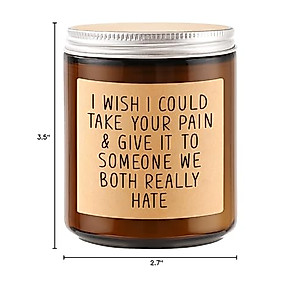 Get Well Soon Gifts for Women Men, Feel Better Candles Gifts for Women Men After Surgery, Inspirational Gifts, Sympathy, Grieving, Condolence, Divorce, Miscarriage, Sorry for Your Loss, Cancer Gifts