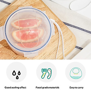 2Pack Onion Storage Container,Reusable Onion Saver Container Refrigerator Vegetable Crisper,Clear Produce Saver Containers,Portable Fruit and Vegetable Food Storage