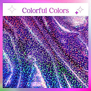 2 pcs Pink&Purple Holographic Party Tablecloths 40" x 108" Laser Sparkly Table Cloths Iridescence Foil Glitter Table Cover for Mermaid Unicorn Wedding Anniversary Baby Shower Birthday Party Supplies