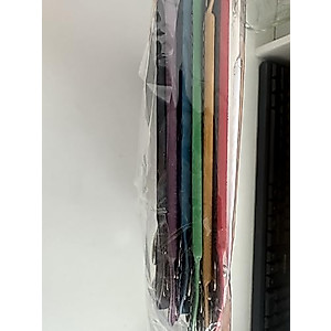 SIQUK 6 Pieces Dice Tray Hexagon Dice Rolling Holder Folding PU Leather Dice Trays for Dice Games Like RPG, DND and Other Table Games(Red, Blue, Violet, Black, Green, Yellow)