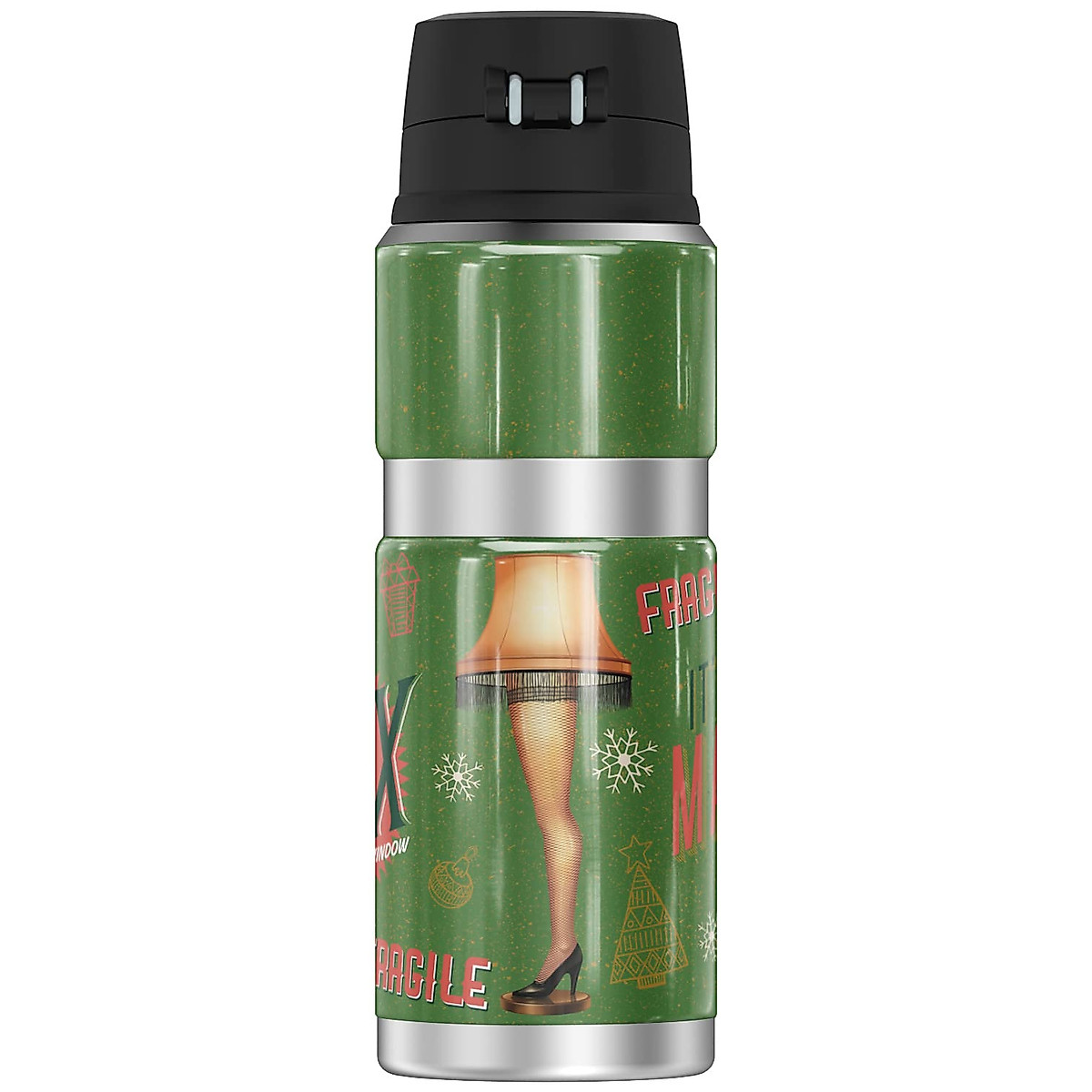 A Christmas Story Leg Lamp THERMOS STAINLESS KING Stainless Steel Drink Bottle, Vacuum insulated & Double Wall, 24oz