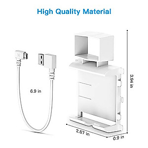 HOLACA Outlet Wall Mount for Ring Smart Lighting Bridge,Easily Be Moved-Saving Space-No Messy Wires and Screws