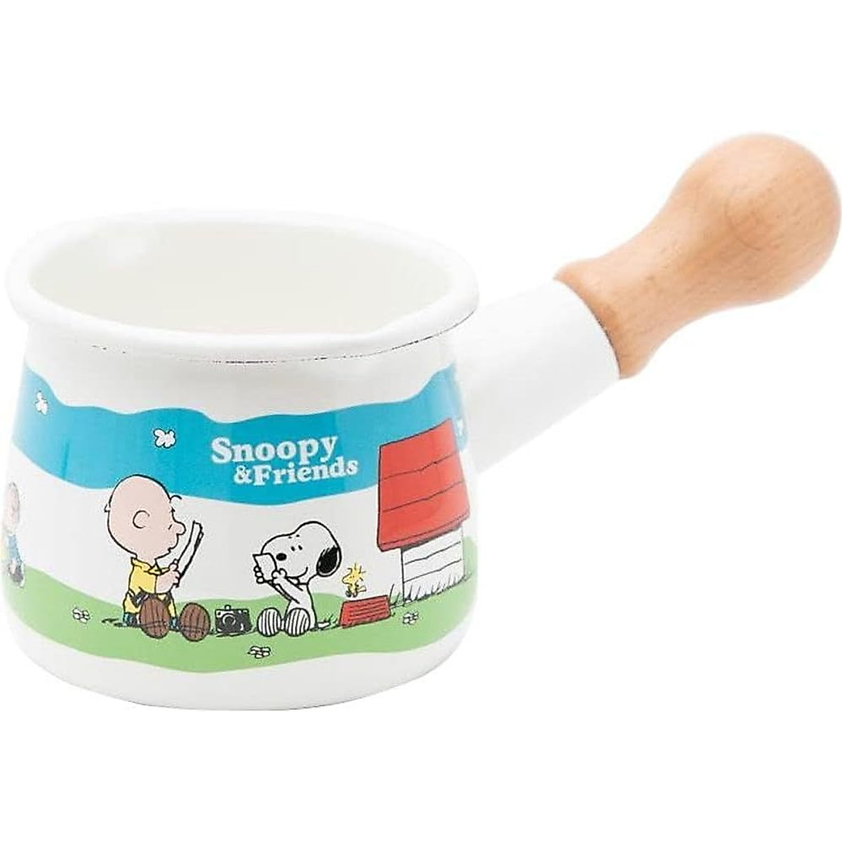 Snoopy SNJ-903 Hollow Petite Milk Pan, 19.7 fl oz (550 ml)