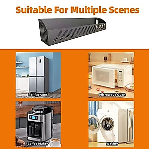 NAFCOOL Magnetic Spice Rack for Refrigerator, 3 Packs, Adjustable, Rust Resistant Steel, Non-Slip, Dishwasher Safe