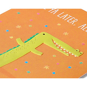 American Greetings Goodbye Card (See Ya Later Alligator)