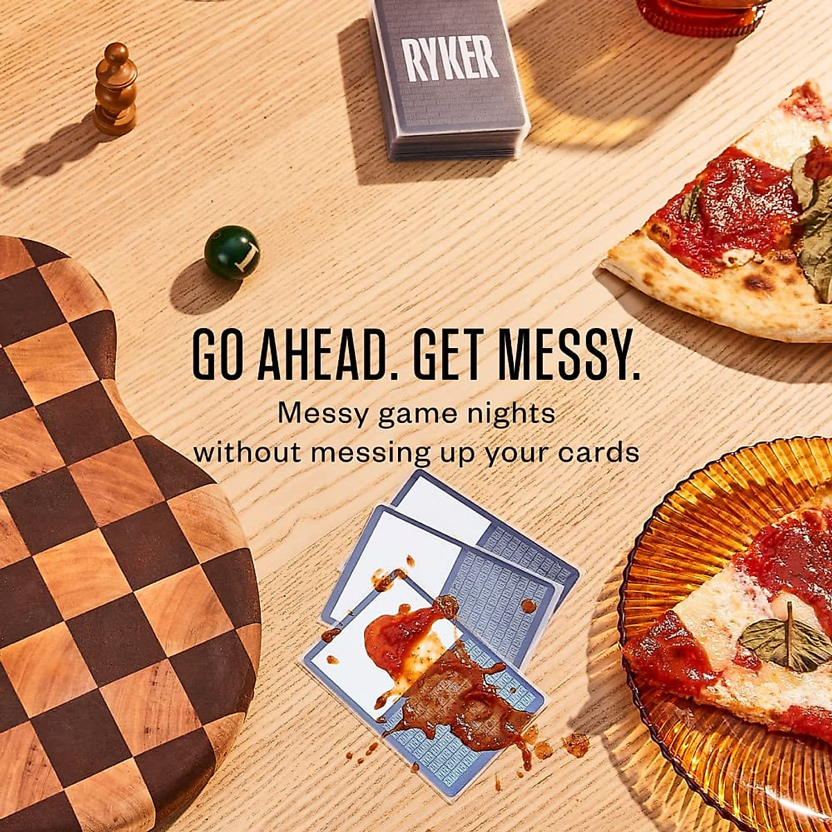 Ryker | Board Game Card Sleeve Kit for Wingspan (Clear)