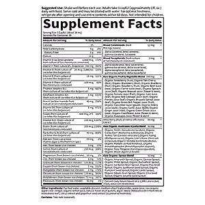 Garden of Life Multivitamin - Vitamin Code Liquid Raw Whole Food Vitamin, Vegetarian Supplement, No Preservatives, Fruit Punch, 30 Fl Oz