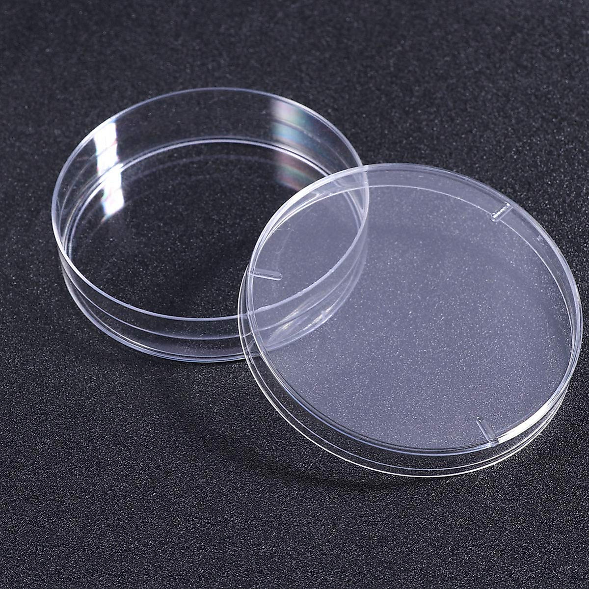 20 PCS 60mm Plastic Petri Dishes Culture Dishes with Lids