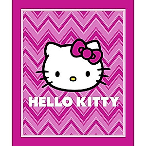 Hello Kitty Fabric - Hello Kitty Quilting Panel - SC142 - Panel is 35" x 44" - by Spring's Creative - 100% Cotton
