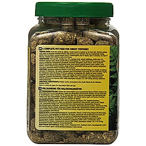 Zoo Med Laboratories SZMZM120 Natural Forest Tortoise Food, 8.5-Ounce