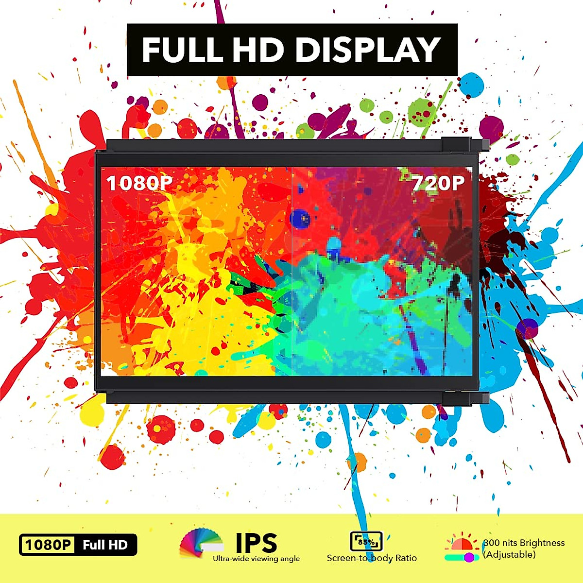 Mobile Pixels Duex Max 14.1" Full HD LCD Monitor Gunmetal Gray 1011007P04 (Renewed)