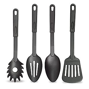 Ginsu Kiso 18-Piece Black Knife Set with Natural Block - Dishwasher Safe and Always Sharp